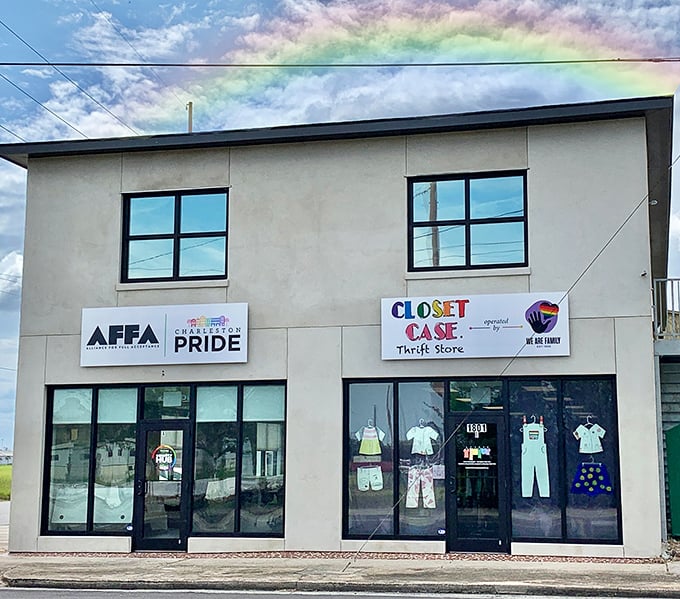 Under a lucky rainbow, Closet Case Thrift Store proves that second-hand shopping and community support make the perfect pair.
