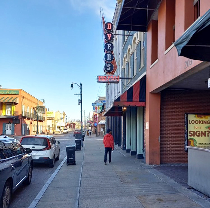 Dyer's red-topped burger sanctuary on Beale Street &ndash; where century-old cooking oil creates flavor that blues legends sing about.