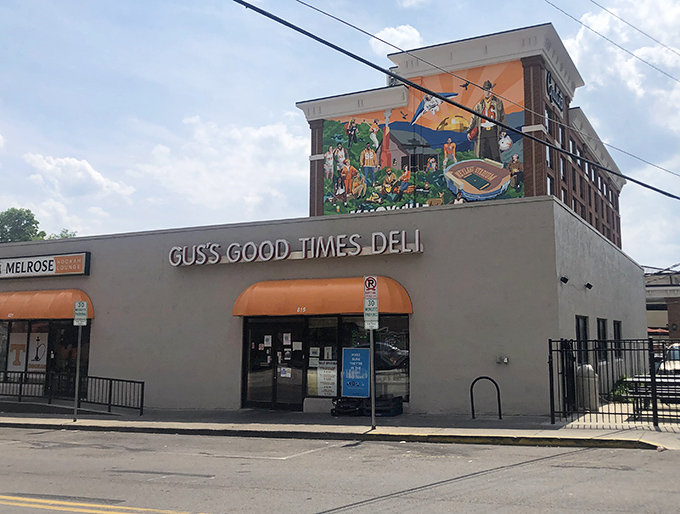 Gus's Good Times Deli stands proudly near campus, a testament to the timeless appeal of a perfectly crafted hot dog.