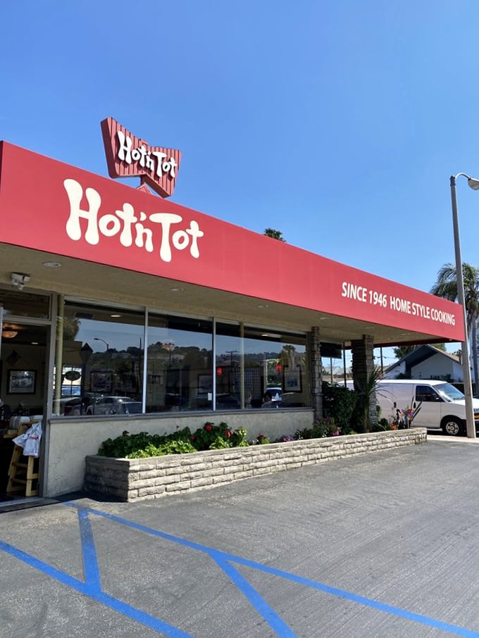 Hot N Tot: Serving Lomita since 1946! This red-awning wonder has outlasted eight presidents and countless food trends because some classics never need updating. 