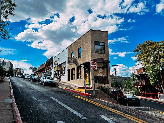Jerome clings to this hillside like your grandmother held onto her favorite recipes - with determination and a touch of stubborn pride.