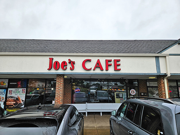 Joe's Cafe hides in plain sight, like finding the last golden ticket in a shopping center Wonka bar.