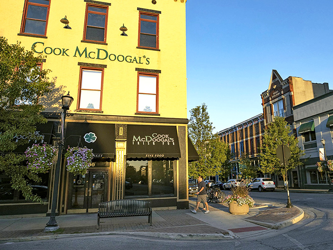 Cook McDoogal's bright yellow facade stands out like a cheerful beacon of affordability. It's the kind of place where the locals know your name&mdash;and your budget.