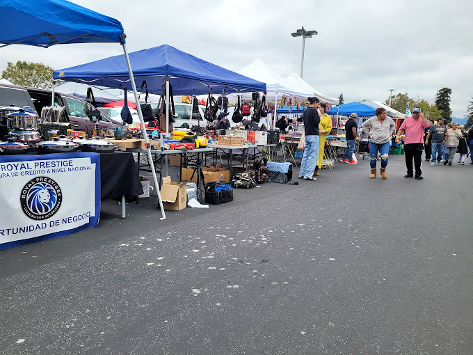 Oakland's Laney College transforms into bargain central, where college parking lots become weekend shopping adventures extraordinaire.