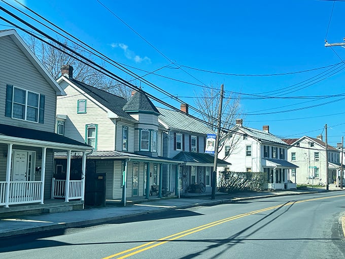 Cozy residential streets where front yards invite conversation and mailboxes aren't just decoration.