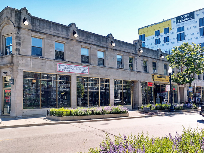 Those wide windows invite you to peek inside like a kid pressing their nose against candy store glass.