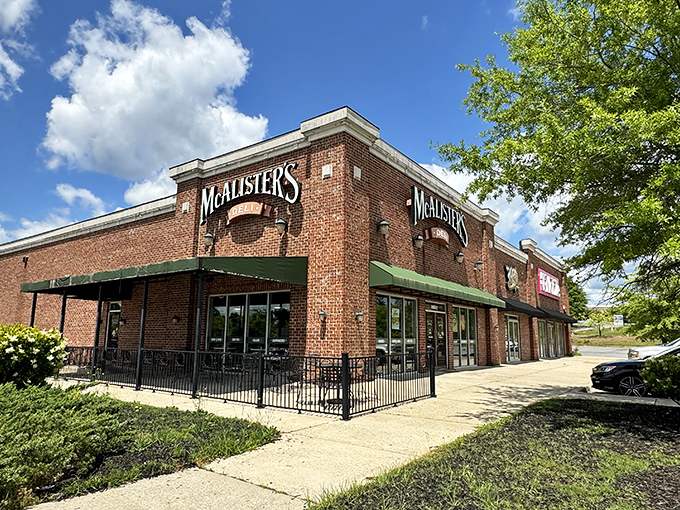 McAlister's brick fa&ccedil;ade houses sandwich treasures that would make any food detective's case file. Case closed on hunger!