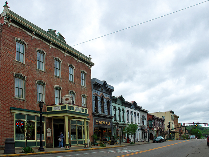 Downtown Millersburg: where buildings have more history than most history books and twice the character. 