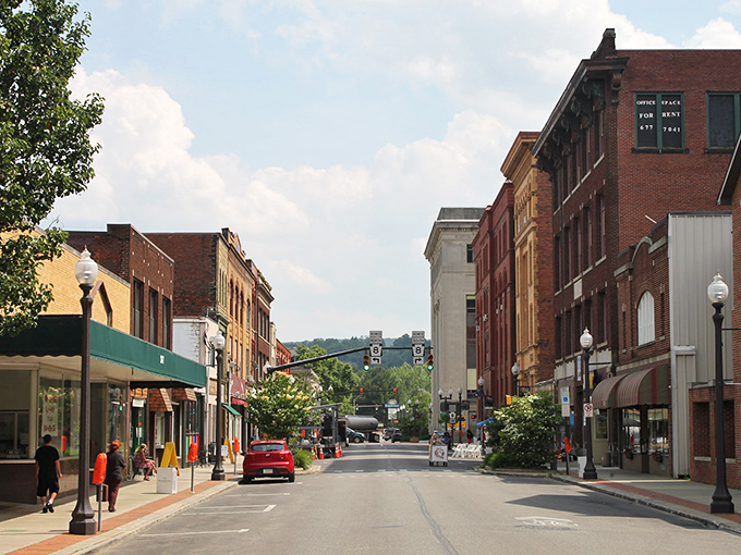 Oil City's colorful historic district looks like a movie set, but the affordable living is the real star of the show.