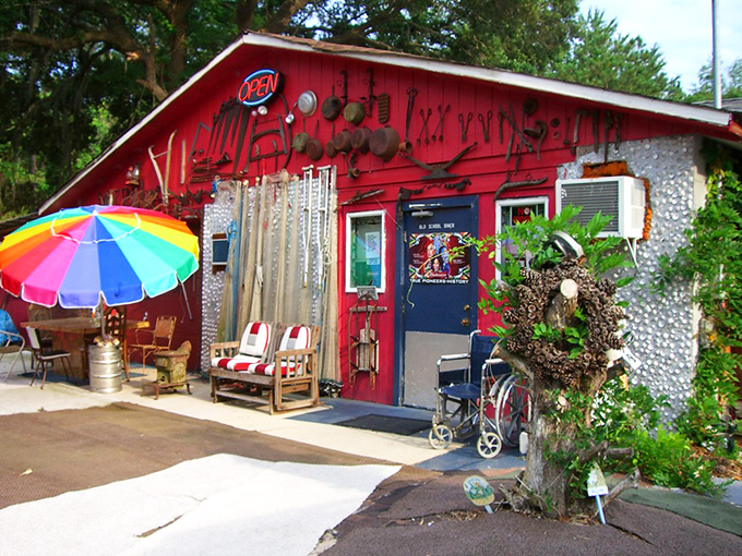 Part roadside attraction, part fever dream&mdash;this red wonderland proves the best food comes from the quirkiest kitchens.