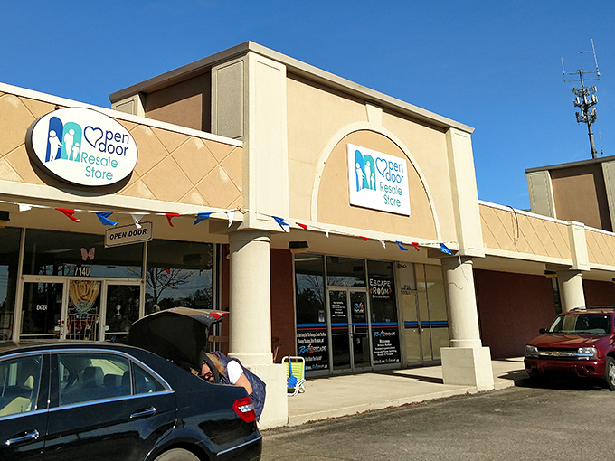 Open Door's modest exterior hides retail magic that would make even the most seasoned treasure hunter do a happy dance.