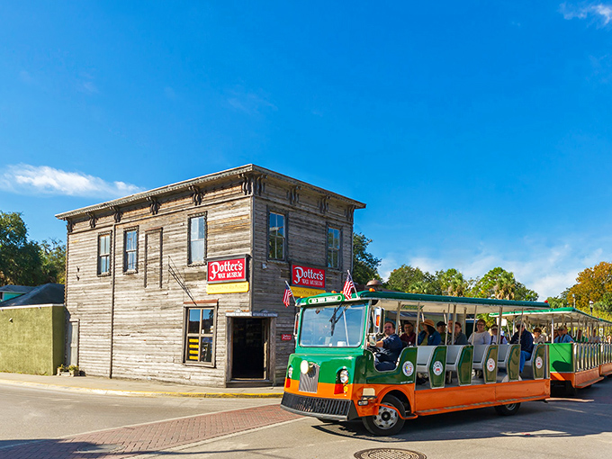 Potter's Wax Museum's wooden exterior gives no hint of the celebrity encounters waiting inside this St. Augustine landmark.