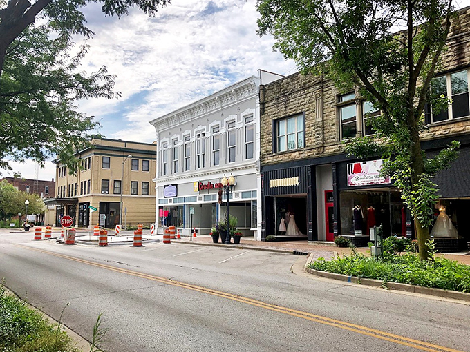 Step into a postcard where small-town charm meets architectural storytelling in beautiful Richmond, Indiana.