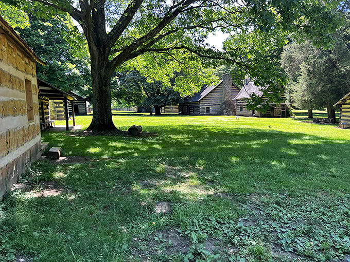 These log cabins at Schoenbrunn Village have witnessed more Ohio history than any history book could possibly contain.