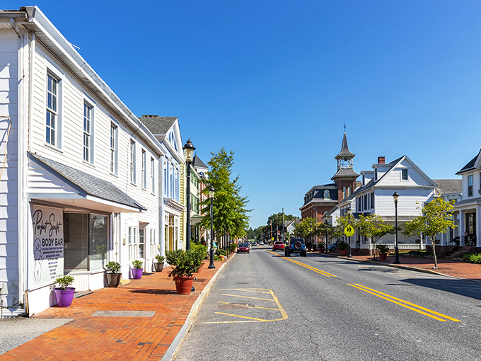 Smyrna's main street showcases the small-town charm that big cities try to recreate. That Irish Village sign promises good times without big-city prices!