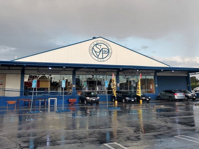 St. Vincent de Paul's warehouse could double as an airplane hangar for all your thrifting dreams.