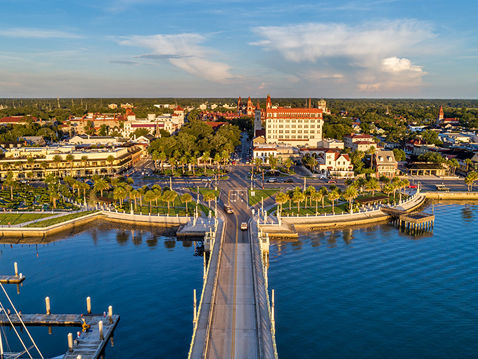 St. Augustine's historic downtown invites you to step back in time while shopping for treasures beneath the Florida sun.