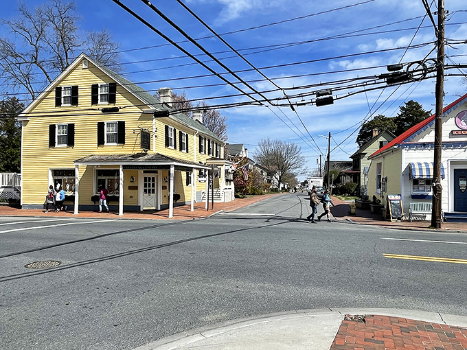 St. Michaels' brick-lined streets tell stories of maritime history while inviting modern visitors to slow their pace to match the tide.