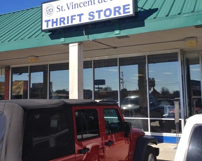 St. Vincent's welcoming exterior hides rows of incredible deals supporting a wonderful community cause.