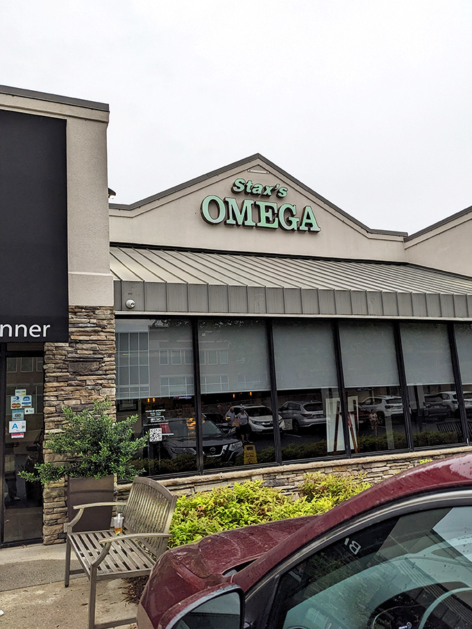 Stax Omega's sign might be understated, but what comes out of that kitchen speaks volumes about breakfast done right.