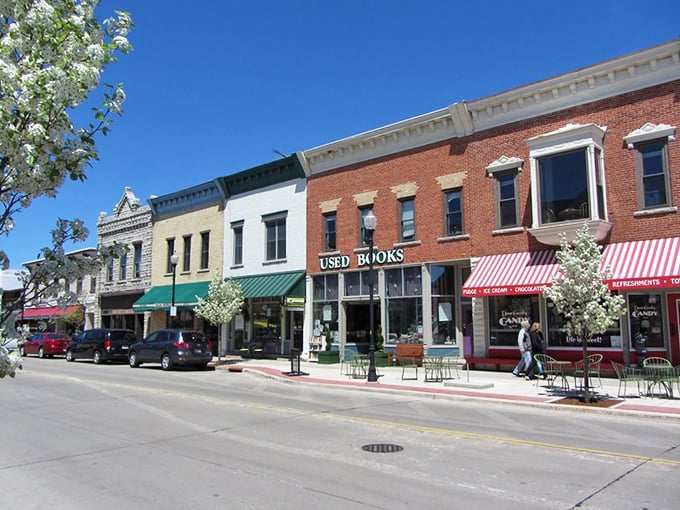 Sturgeon Bay's waterfront buildings tell stories of maritime adventures and freshwater dreams.