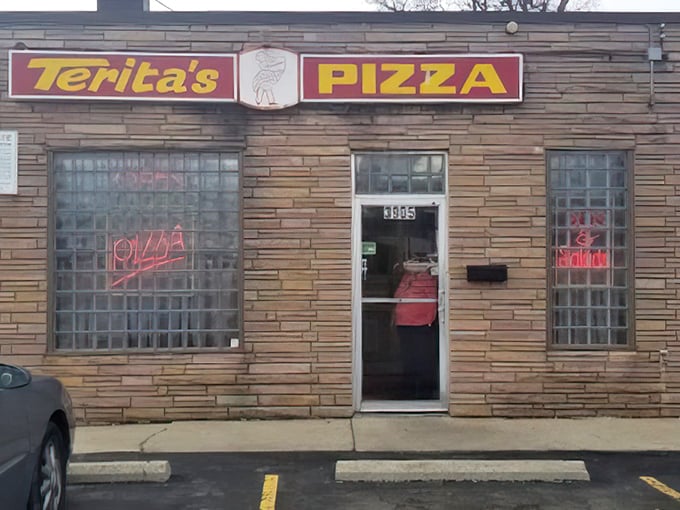 Terita's stone exterior might look unassuming, but locals know better. This Columbus gem has been satisfying pizza cravings for generations.