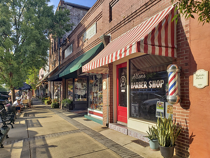 Thomasville's barber shops aren't just set dressing&mdash;they're time machines to a more gracious era.