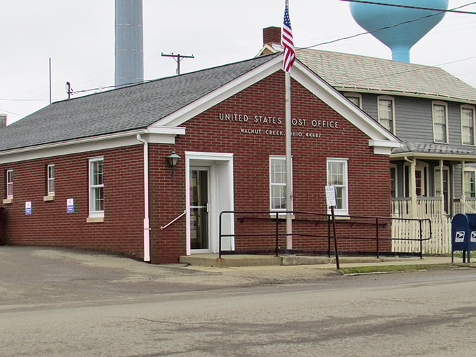 The Walnut Creek post office stands as a humble reminder that some communications still require more than just hitting "send."