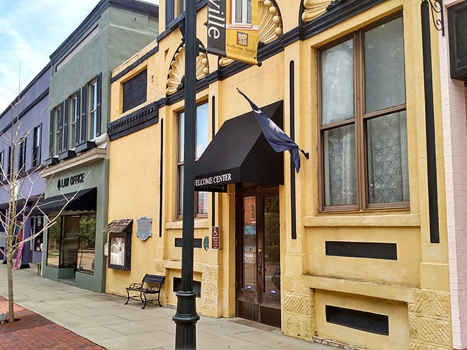 The classic courthouse architecture in Abbeville reminds you that some things never need updating, just a little love and respect.