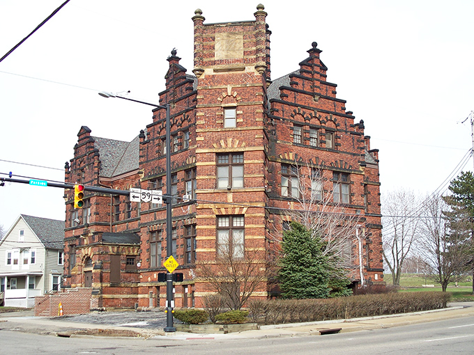 This ornate courthouse stands as Akron's crown jewel, watching over a city where history meets modern retirement living.