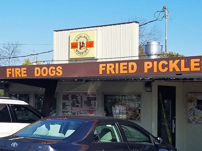 When a place proudly advertises "HOMEMADE ROOT BEER" on its awning, you know you're not in chain restaurant territory anymore.