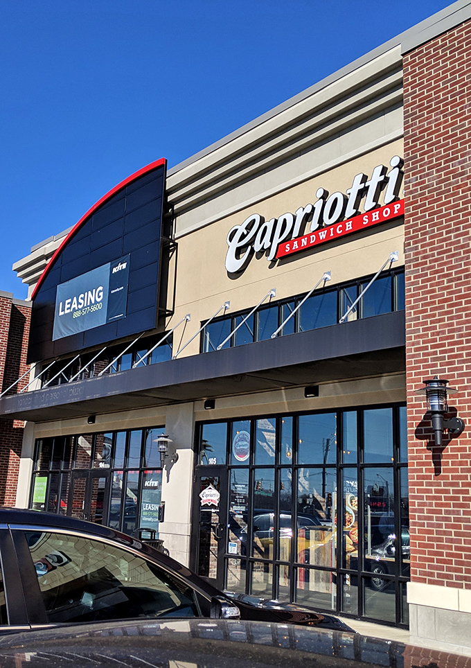 Modern and inviting, Capriotti's exterior belies the old-world sandwich craftsmanship happening inside this Indianapolis sub sanctuary.