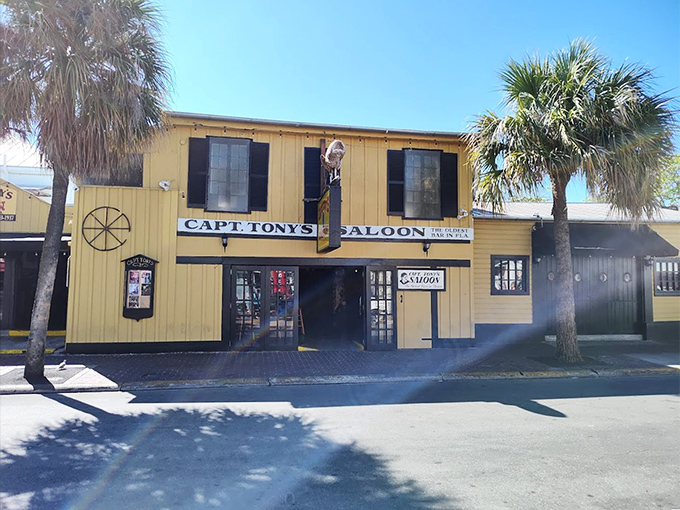 This historic yellow building has seen more characters than a Tennessee Williams play set in Key West.
