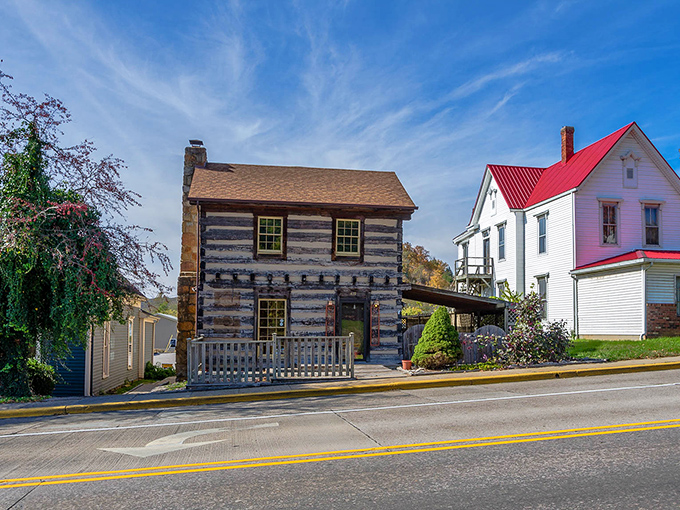Corydon's historic log cabin sits like a time capsule of pioneer spirit, reminding us that good living doesn't require a fortune.