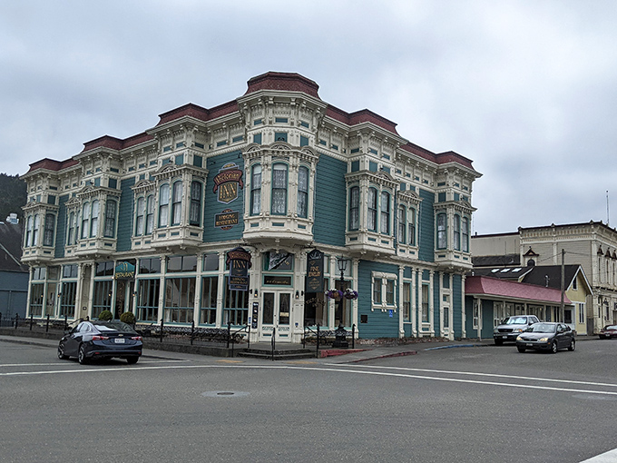 This magnificent Victorian masterpiece in Ferndale stands as a colorful testament to the town's prosperous dairy farming past.
