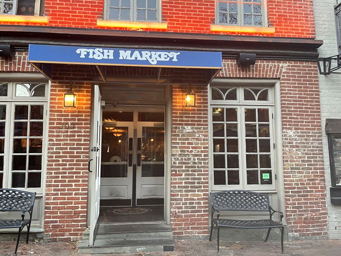 The historic Fish Market storefront looks like it belongs in a movie about a place where everybody knows your name &ndash; and your favorite fish.