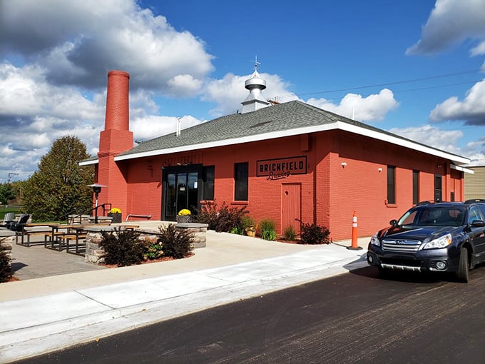 Who knew a brewery could look so inviting? Grantsburg's Brickfield Brewery feels like a cozy retreat, perfect for unwinding.