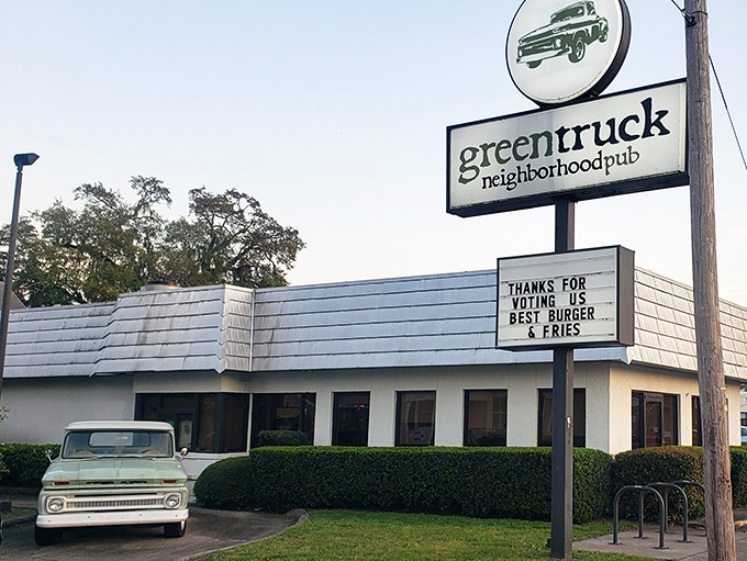 That vintage truck isn't just for show &ndash; it's a promise of old-school quality in every bite at this beloved Savannah spot.