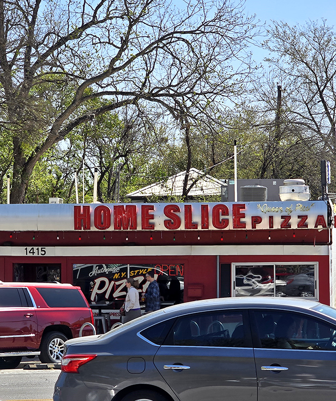 The red and white beacon of South Congress. Home Slice has been folding perfect NY-style slices for Austinites long before food trucks were cool.