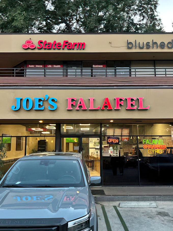 Hidden between everyday businesses, Joe's Falafel serves up chickpea perfection that's worth navigating any strip mall to find.