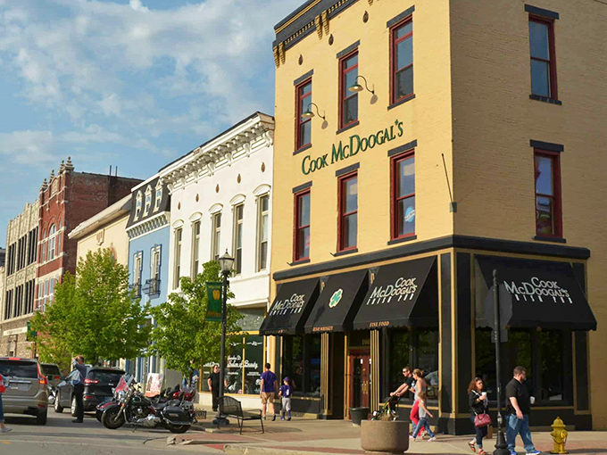 These historic storefronts aren't just pretty faces&mdash;they're home to businesses where your dollar stretches like it's doing yoga. Charming AND economical!