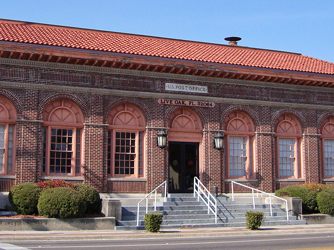Live Oak's historic brick post office could be a postcard from the past. No extra postage required!