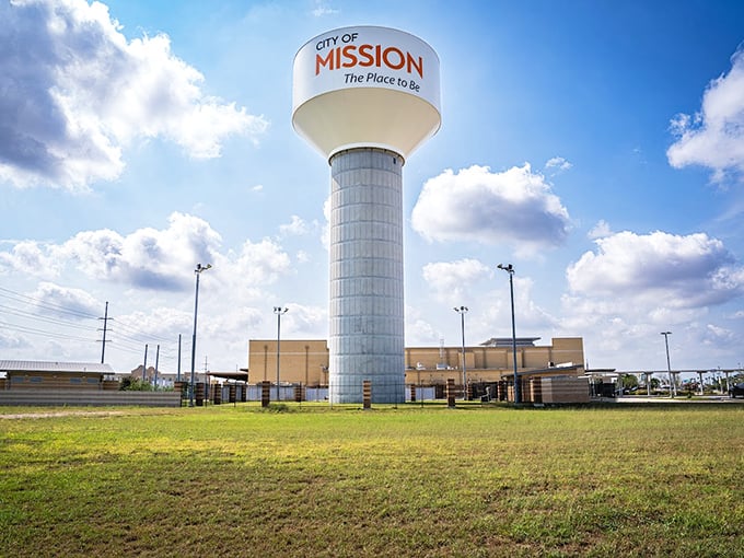 "The Place to Be" indeed! Mission's iconic water tower stands tall over this affordable Rio Grande Valley gem.