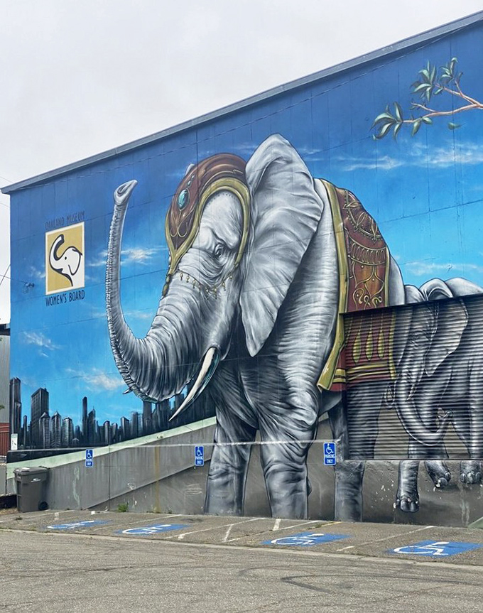 That elephant mural isn't just decoration &ndash; it's a warning that you'll need strength to carry all your incredible finds back to the car.