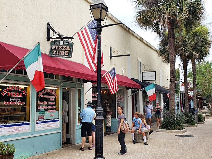 Pizza Time: When you see a line forming outside a pizza joint with Italian flags, join it. Your taste buds will thank you.