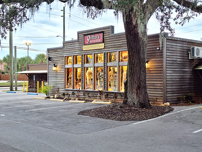Evening light transforms this historic building into a magical setting for encounters with wax versions of famous faces.