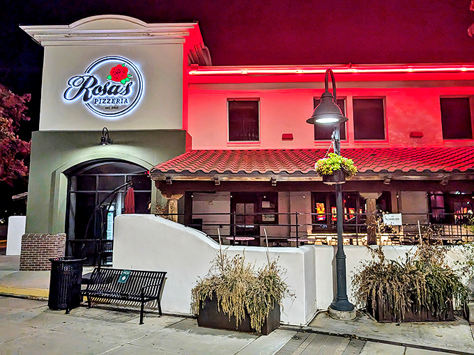 When the neon sign glows at night, Rosa's transforms into a beacon of cheesy comfort that calls to pizza lovers across Prescott Valley.