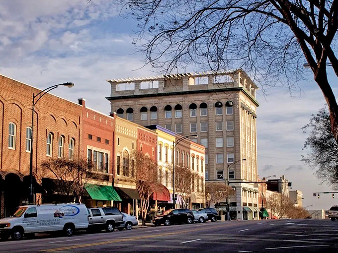 Wide streets and classic architecture make Salisbury a walker's paradise. Each storefront offers a different chapter of the city's story.