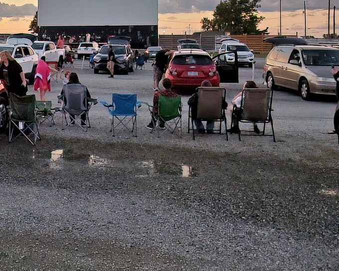 Where else can you watch the latest blockbusters while surrounded by a parking lot full of new friends?