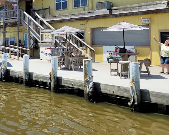 Dockside dining at its finest! Stingaree's waterfront perch lets you watch the very waters your dinner came from.